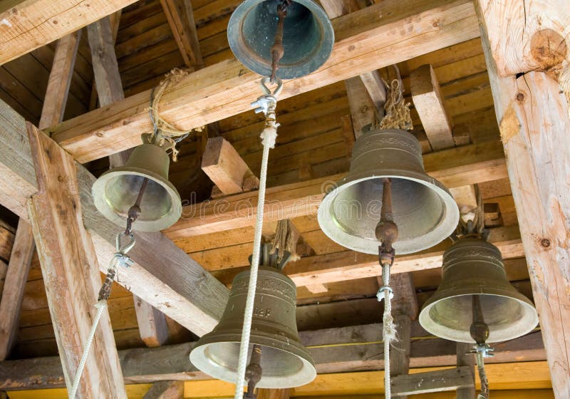 Church bells stock photo. Image of church, religion, wood - 11651746