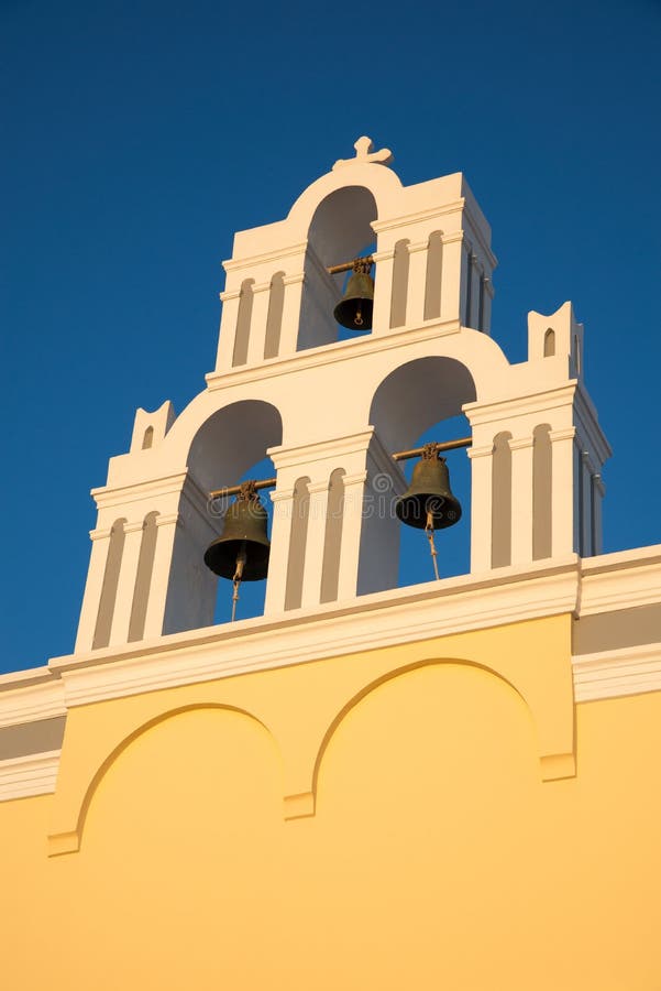 Church bells stock photo. Image of bell, religious, santorini - 43880460