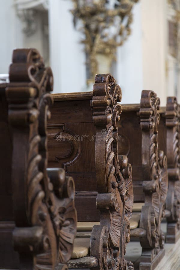 Church bench detail stock photo. Image of brown, sitting - 27857488