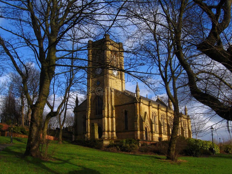 Church in Blackley, Manchester,UK Stock Image - Image of promise ...