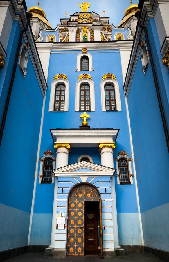Church in blue colors stock photo. Image of christianity - 27269342