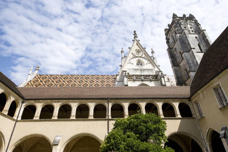Church of Brou (Bourg-en-Bresse) Stock Image - Image of church, ancient ...