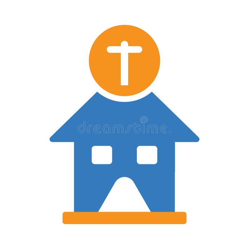 Church, Building, Cross, Cross Sign, Church Building Icon Stock Vector ...
