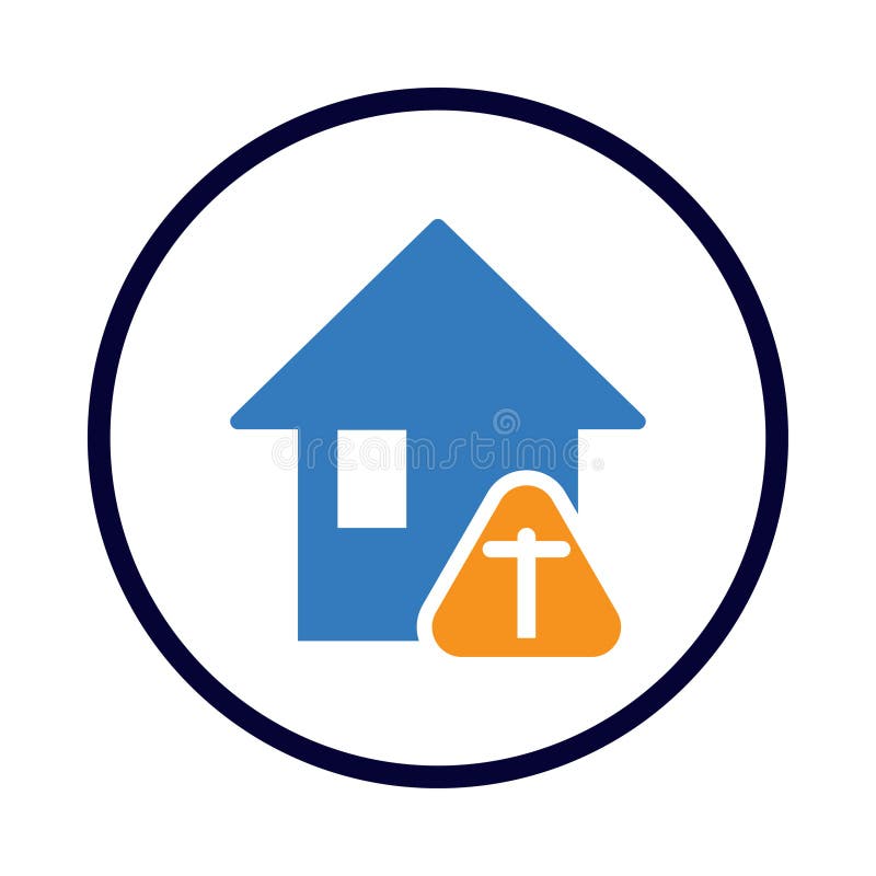 Church, Building, Cross, Cross Sign, Church Building Icon Stock Vector ...