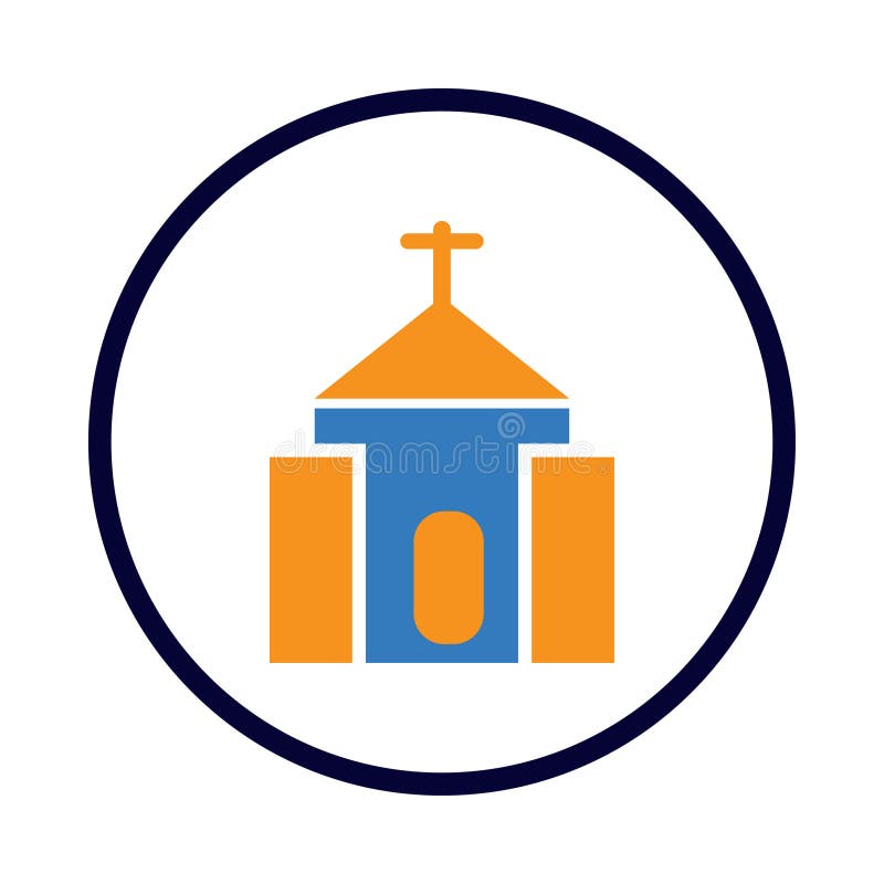Church, Building, Cross, Cross Sign, Church Building Icon Stock Vector ...