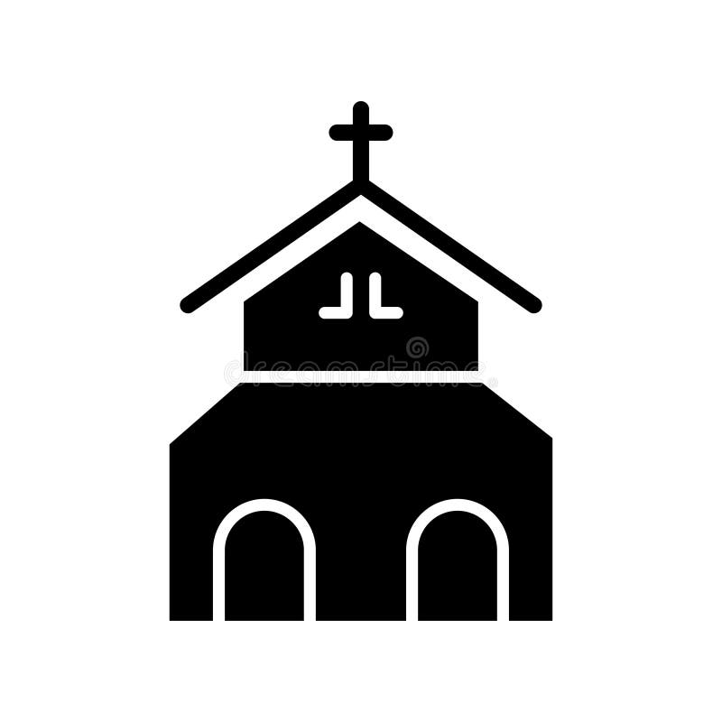 Church Building Icon Vector Design Template Stock Vector - Illustration ...