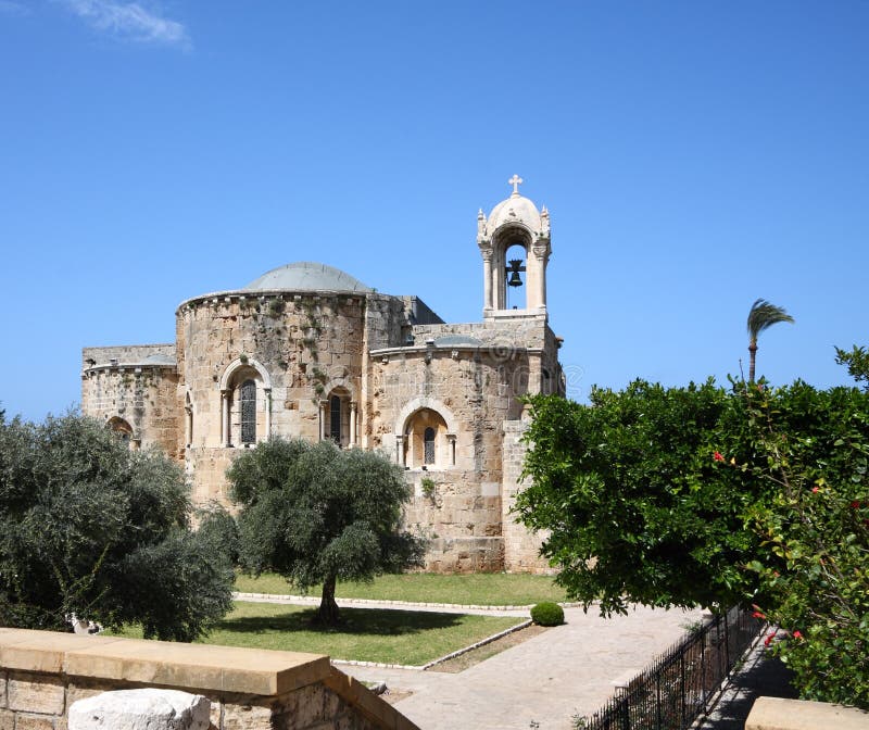 Byblos, Lebanon stock image. Image of palm, middle, house - 14138095
