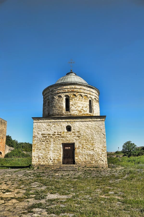 Church in the castle stock photo. Image of landscape - 23952570
