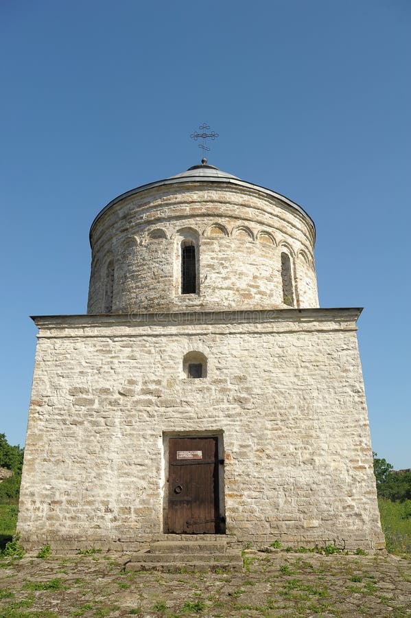 Church in the castle stock image. Image of landscape - 23952627