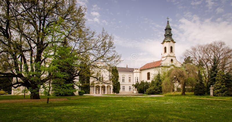 Church and castle stock image. Image of castle, formal - 30936899