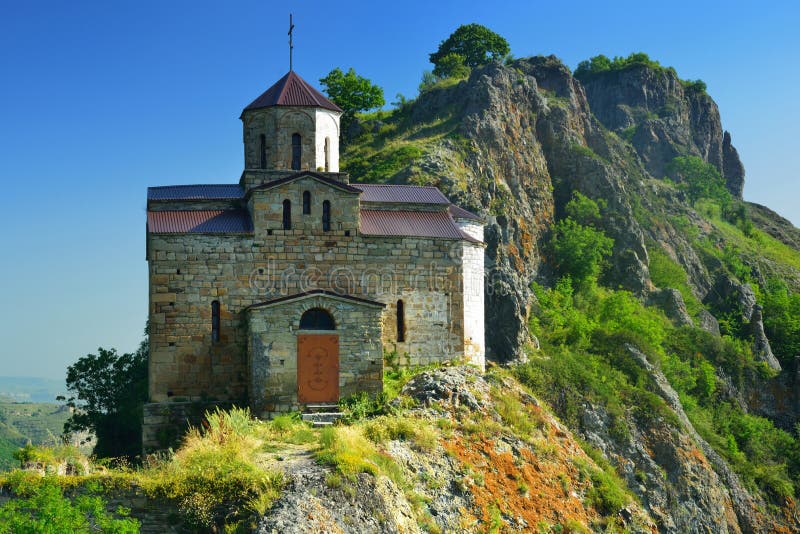 Church in Caucasus stock photo. Image of beauty, ruins - 42743592