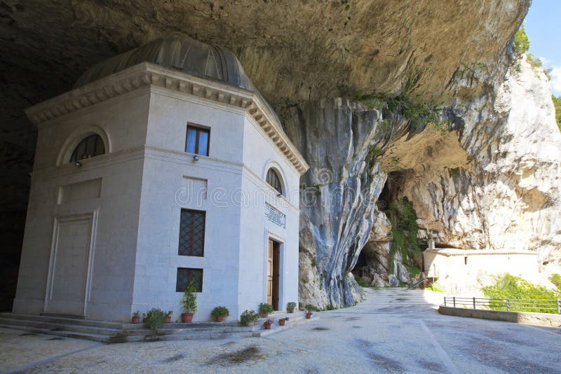The Church in the cave stock image. Image of valadier - 14728053