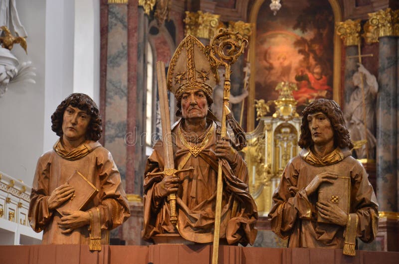 Church characters stock image. Image of germany, wurzburger - 24411705