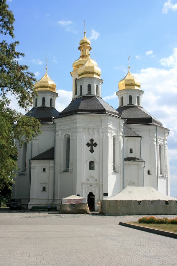 Church in Chernigov in Ukraine Stock Photo - Image of exterior ...
