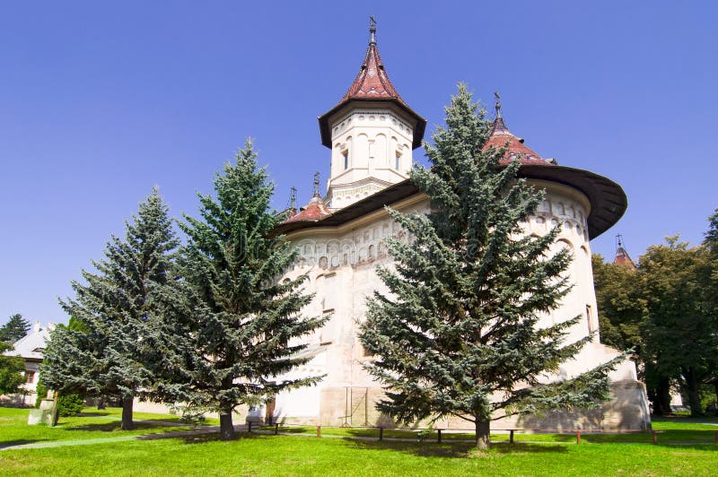 Church of Christian Monastery Stock Photo - Image of suceava, vertical ...