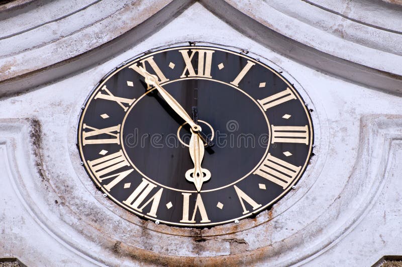 Church Clock stock photo. Image of exterior, closeup - 19194108