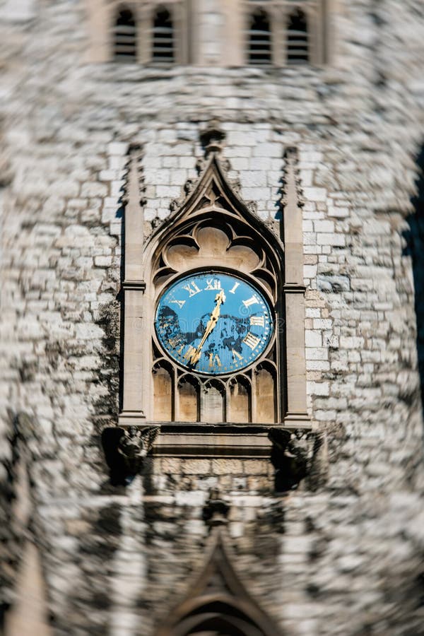 Church clock stock image. Image of gothic, dirty, gold - 42476887
