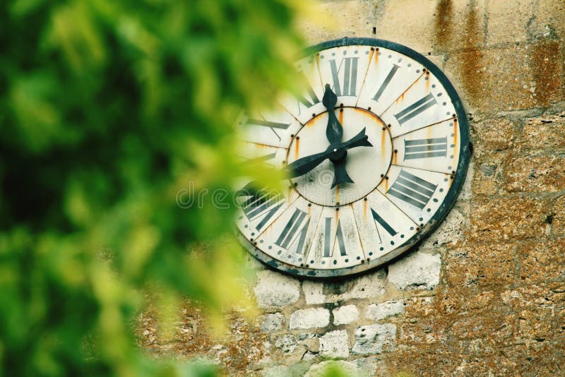 A church clock stock photo. Image of church, time, clock - 121426708