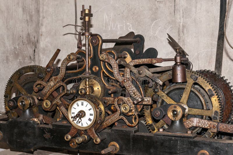 Old clock keys stock image. Image of engineering, clockwork - 16112405