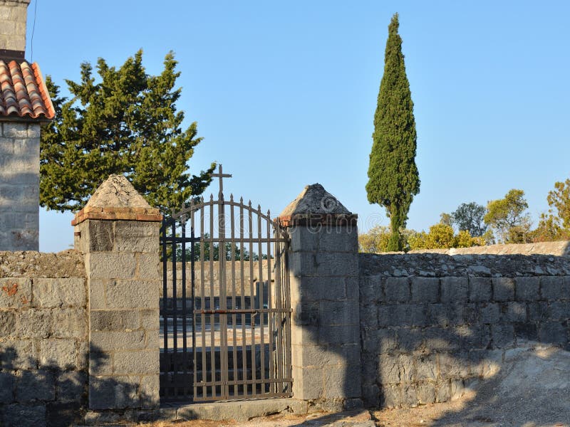 Church closed gate stock image. Image of iron, sacred - 113683307