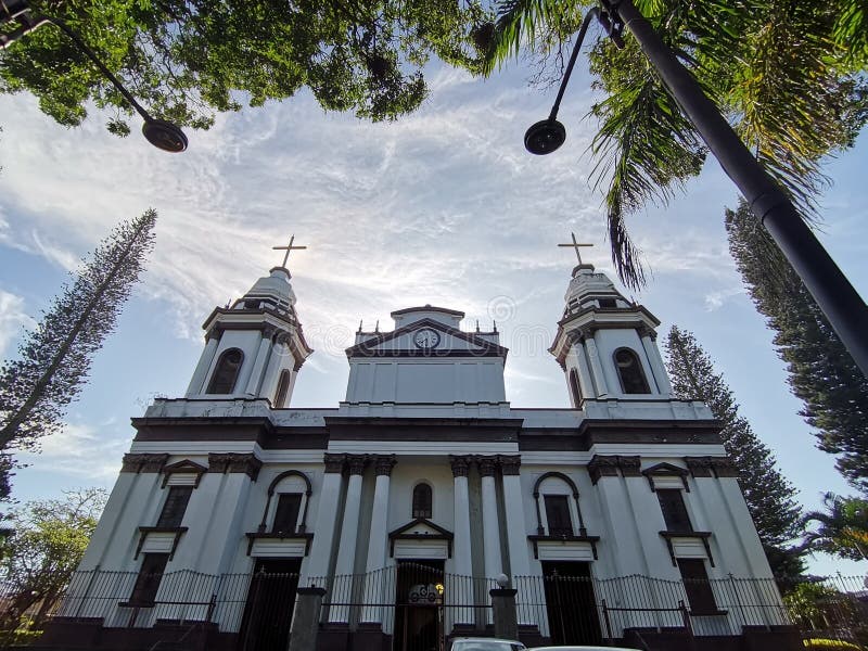 Church colonial stock photo. Image of park, facade, estate - 255247690