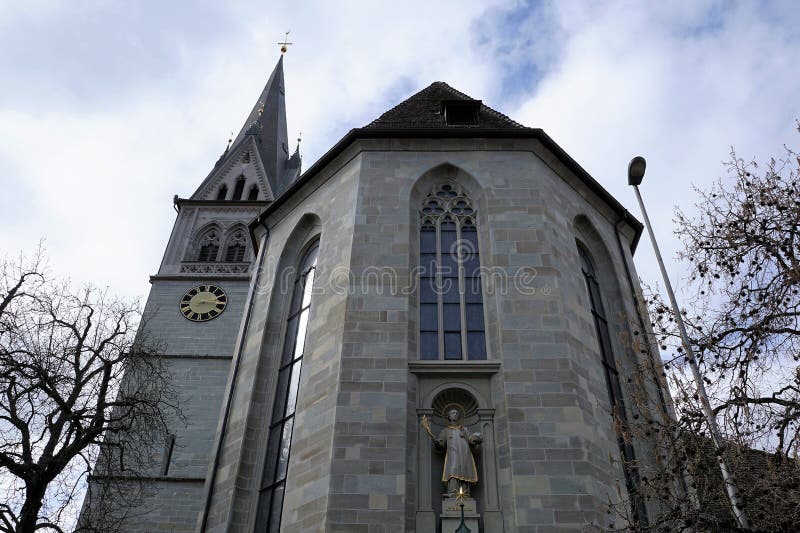 Church in constance stock image. Image of lake, holy - 95521279