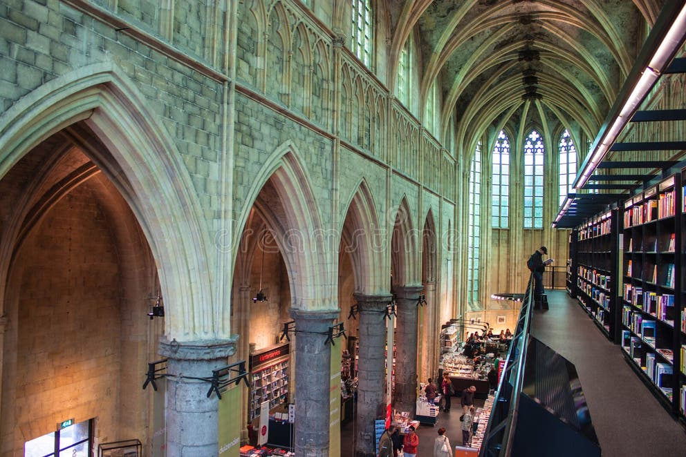 Church Converted into a Bookstore Editorial Image - Image of library ...