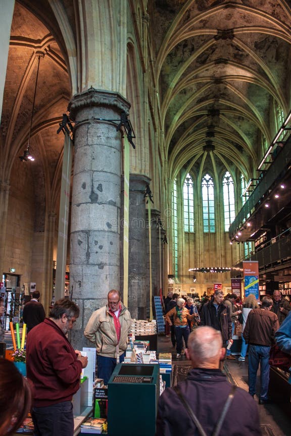 Church Converted into a Bookstore Editorial Stock Image - Image of ...