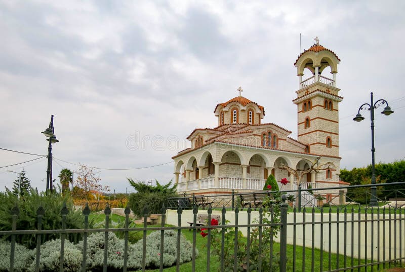Church in Corinth stock photo. Image of ornate, ancient - 63882372