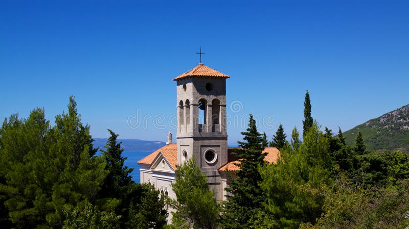 Church in Croatia stock photo. Image of park, house, biokovo - 27019858