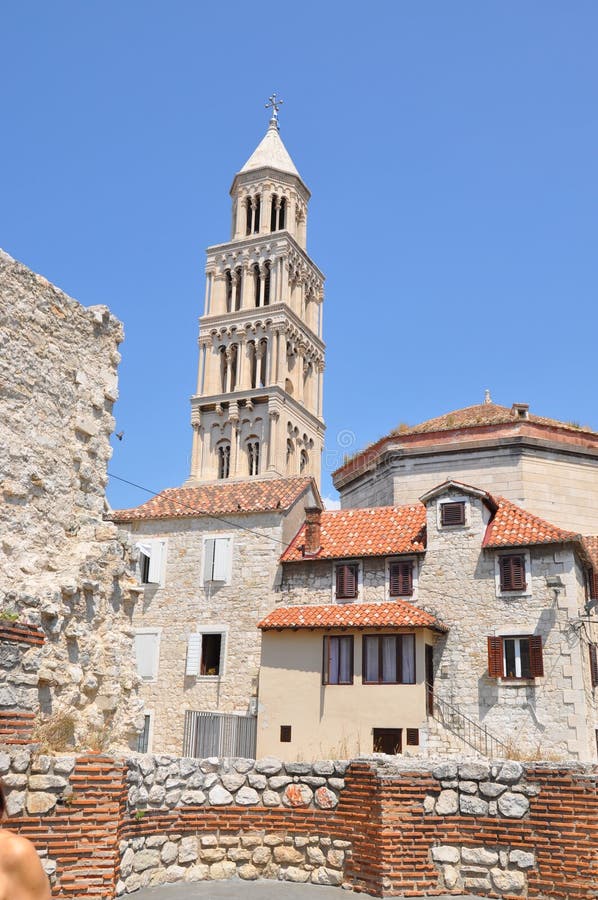 The Church in Croatia, Split Stock Photo - Image of landmark, church ...