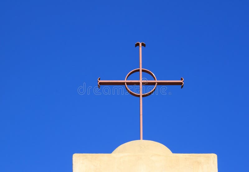 Church Cross stock photo. Image of holy, christmas, blue - 11932374