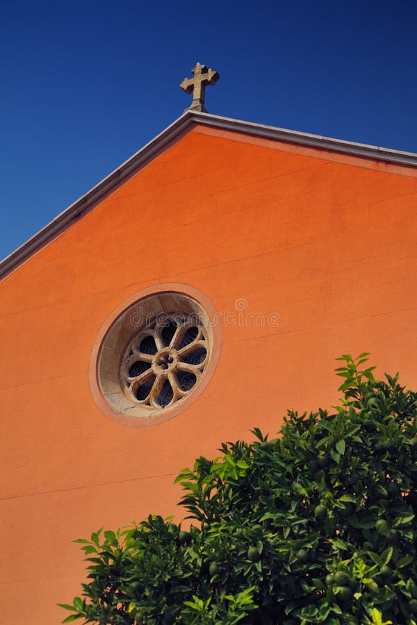 Church with cross stock photo. Image of rustic, architecture - 25952312
