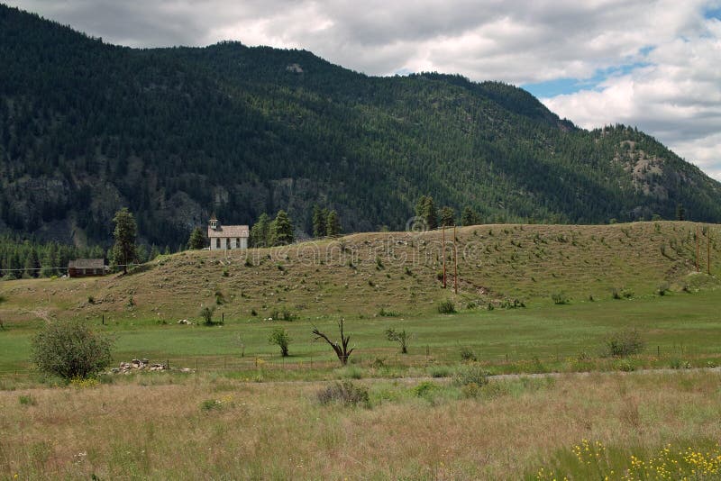 Church, Crowsnest Highway #3, B.C. Canada Stock Photo - Image of ...