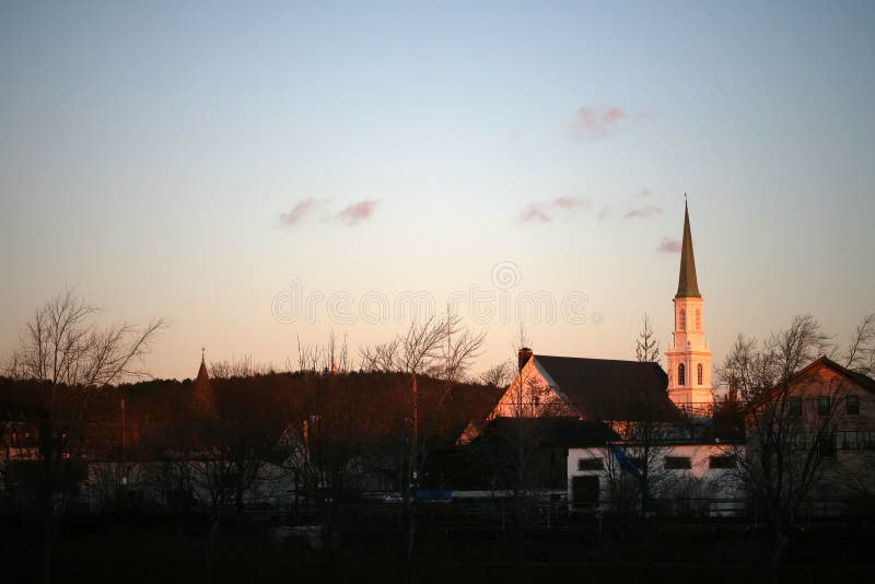 Church At Dawn Picture. Image: 1657499