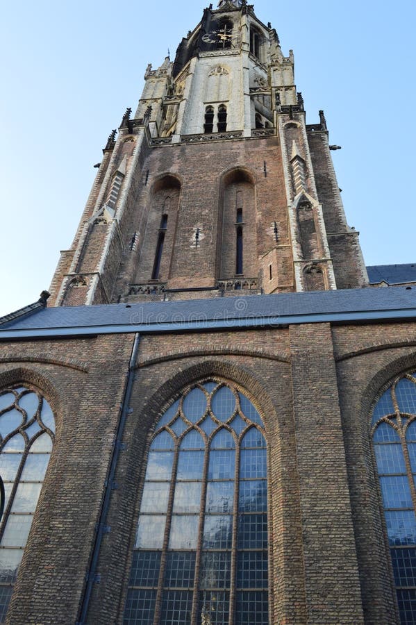 Church in Delft, Amsterdam stock image. Image of history - 84962001