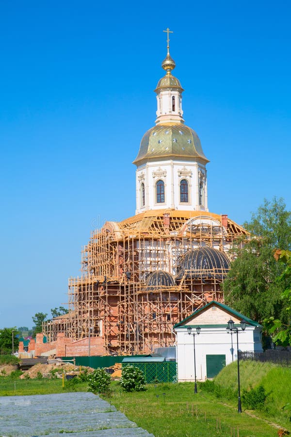 Church in Diveevo Women S Monastery Stock Photo - Image of architecture ...