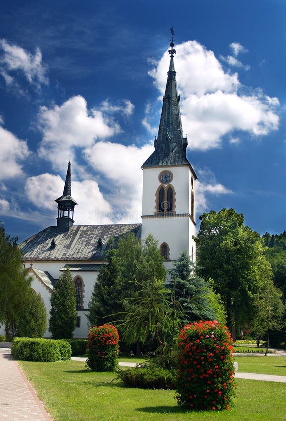 Church in Dolny Kubin stock photo. Image of orava, exterior - 5643234