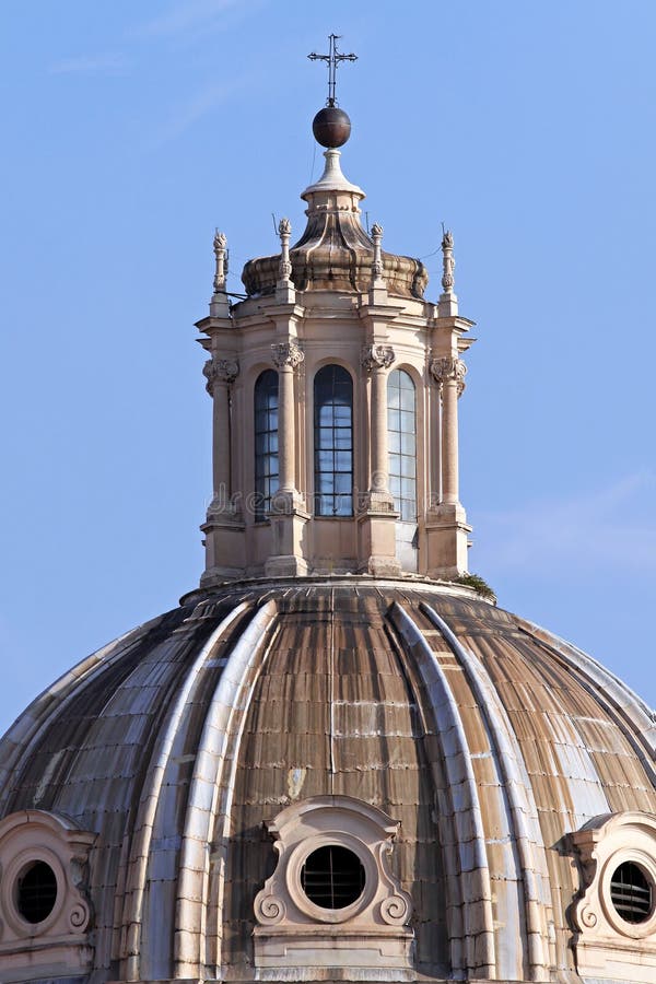 Church dome stock photo. Image of italy, dome, trajan - 29243250