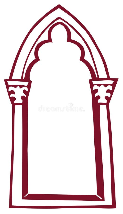 Church door stock illustration. Illustration of brick - 12469043