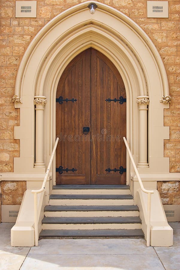 Church wood door stock image. Image of entrance, pray - 18313259