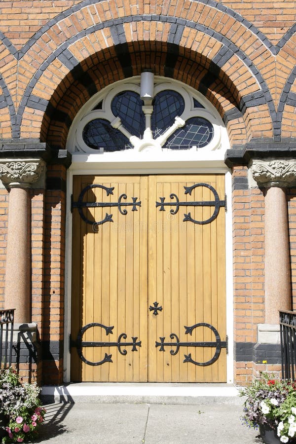 Church Door Entrance stock image. Image of architecture - 15817281