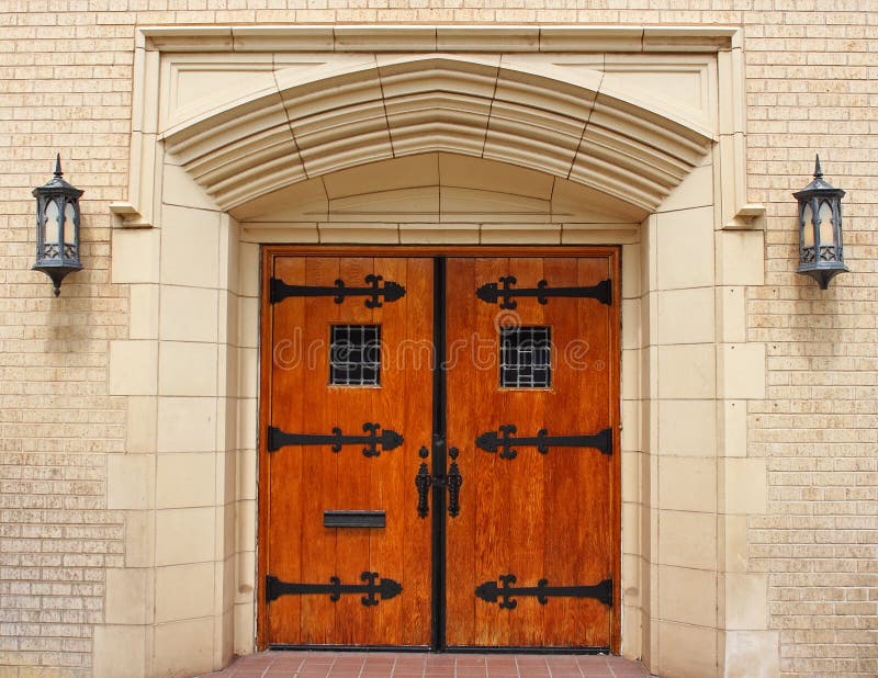 Closed Church Doors stock photo. Image of architecture - 4924854