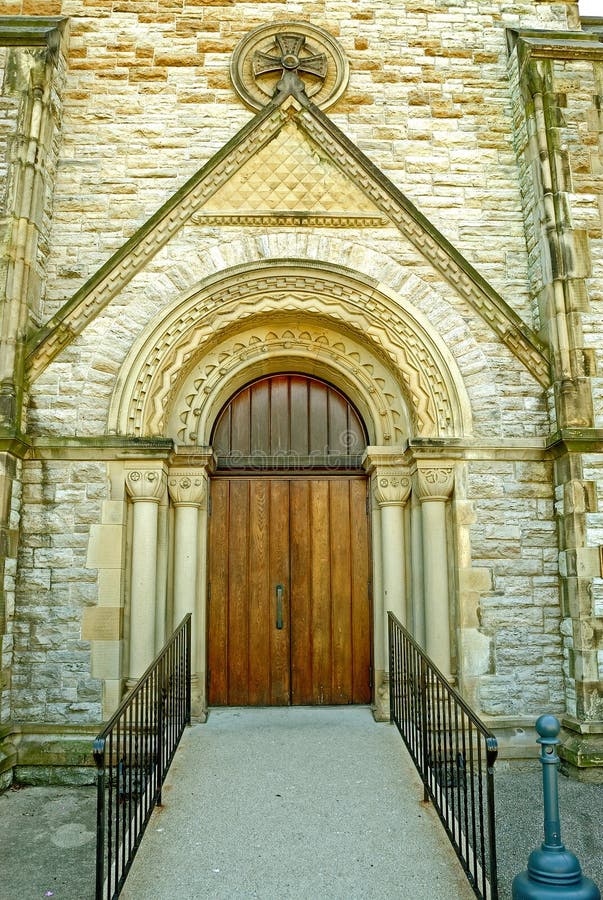 Church doorway stock image. Image of intricate, pillar - 503447