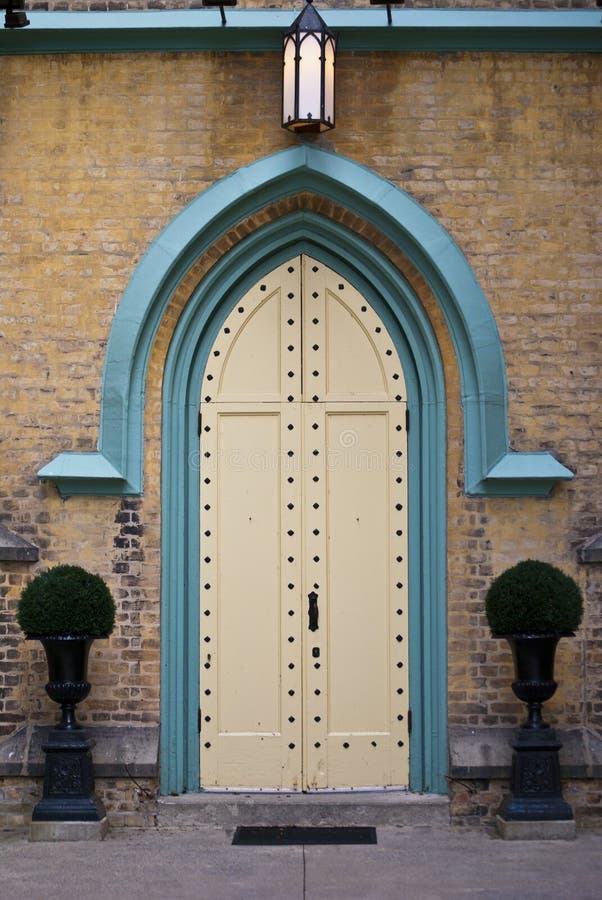 Church doorway stock image. Image of intricate, pillar - 503447