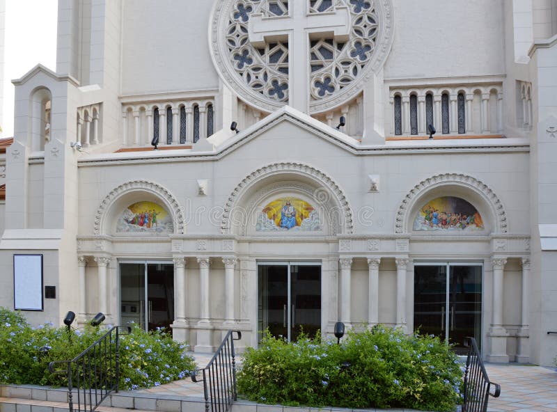 Church in Downtown Miami, Florida Stock Photo - Image of florida ...