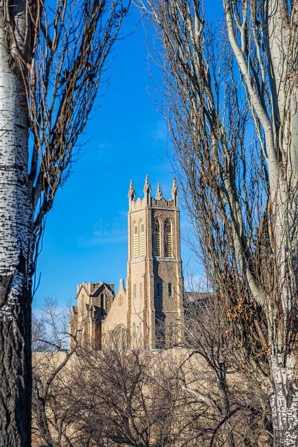 A Church, Saskatoon City, Saskatchewan, Canada. Stock Image - Image of ...