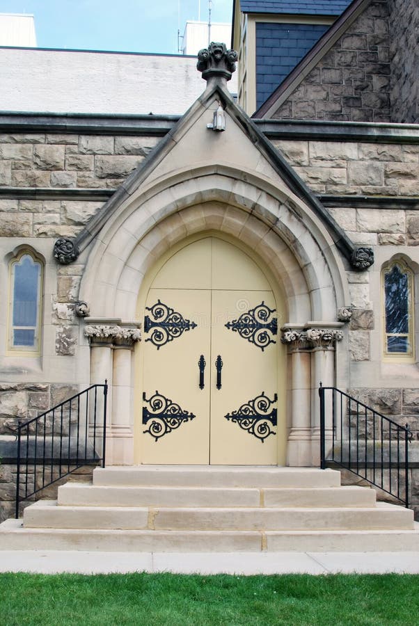 Church entrance stock image. Image of christian, catholic - 10834769