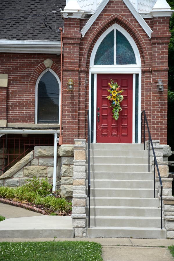Church entrance stock image. Image of columns, steps, arches - 10445