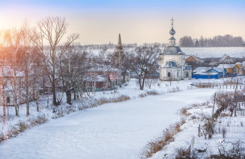 Church of the Epiphany stock image. Image of temple, suzdal - 86719787